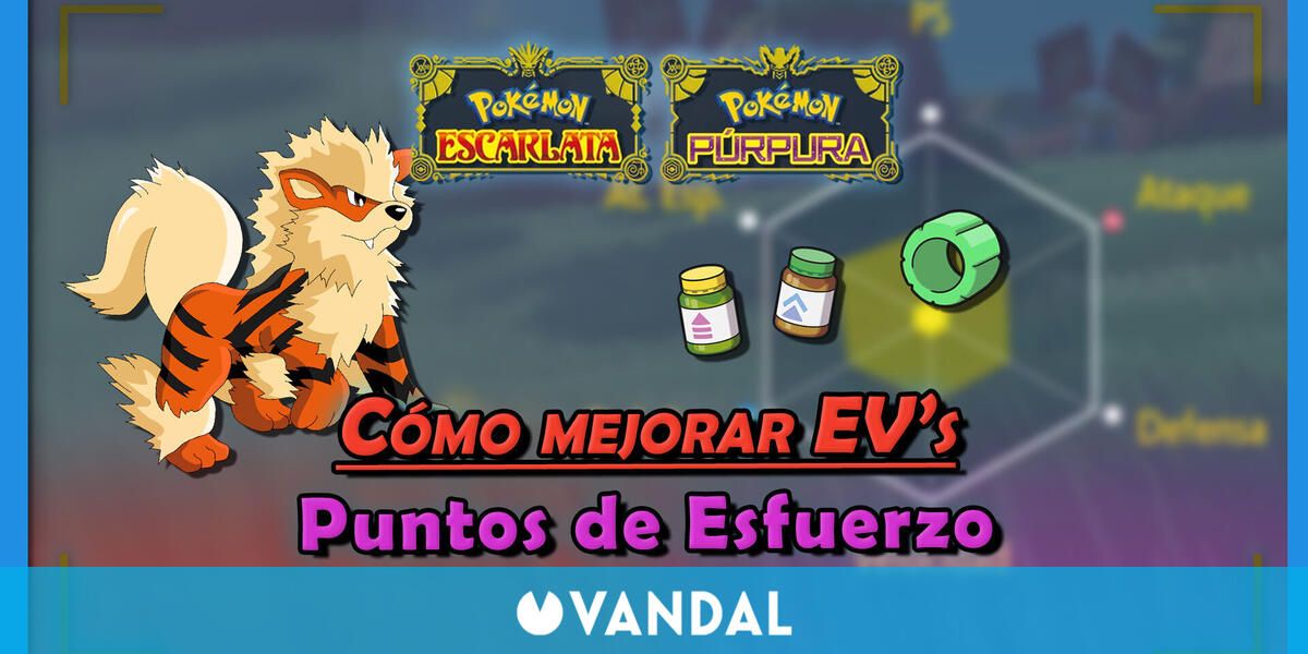 Métodos para ver y mejorar EV's de Pokémon en Escarlata y Púrpura