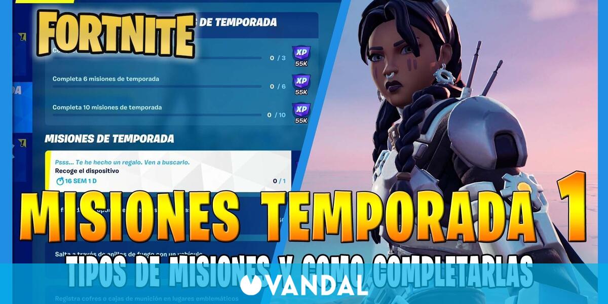 Fortnite C3 T1: TODAS las Misiones - Tipos y cómo completarlas