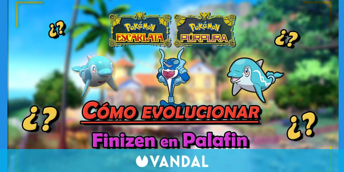 Cómo evolucionar a Finizen en Palafin en Pokémon Escarlata y Púrpura