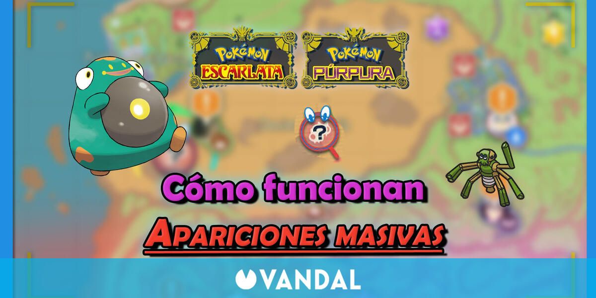Apariciones masivas en Pokémon Escarlata y Púrpura: Cómo funcionan y ...