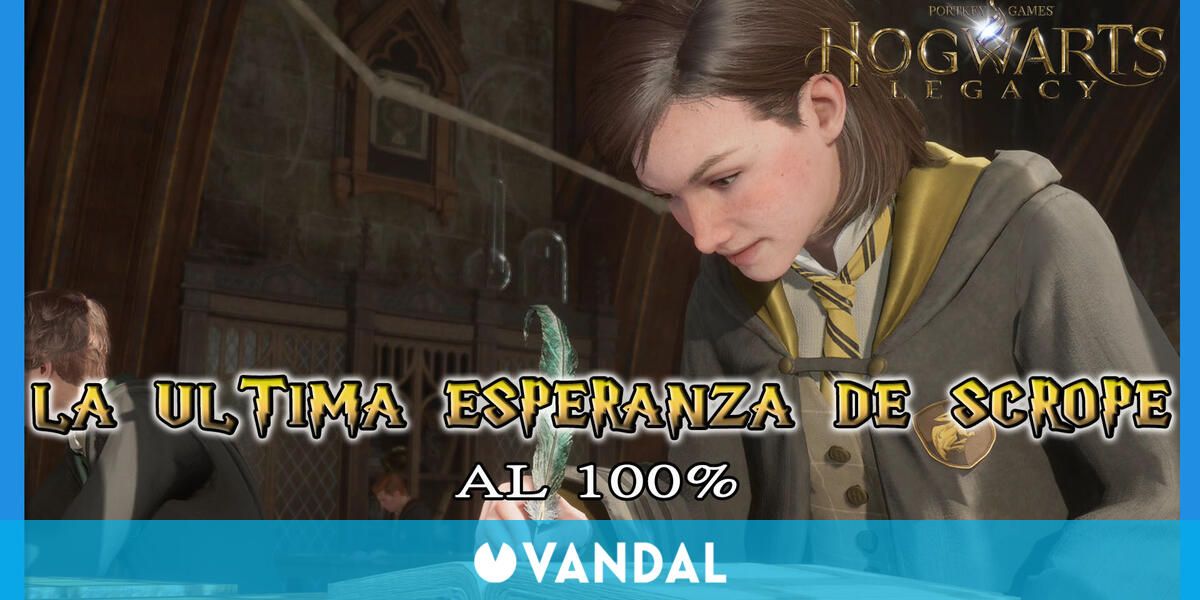 La última esperanza de Scrope al 100% en Hogwarts Legacy
