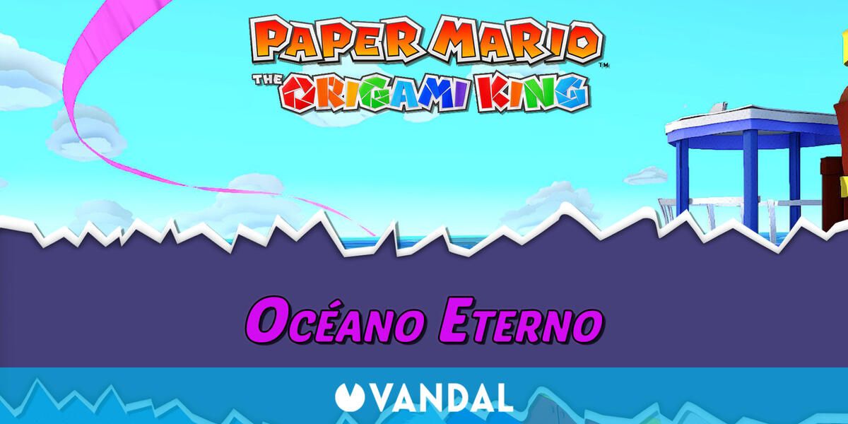 Océano Eterno al 100% en Paper Mario: The Origami King