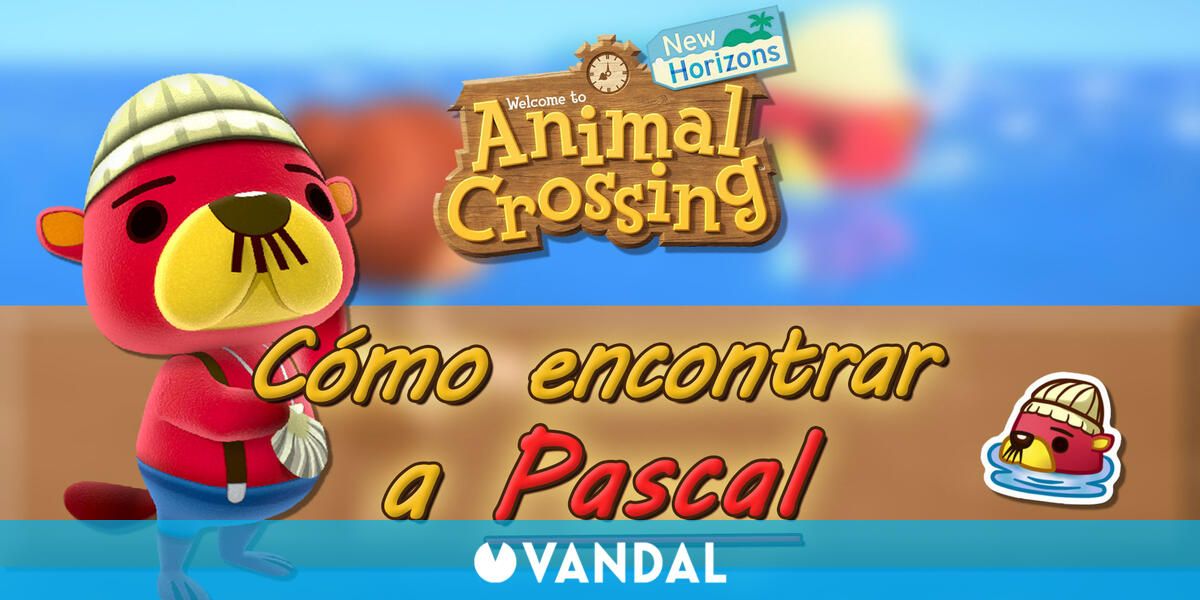 Encontrar a Pascal y conseguir sus recetas en Animal Crossing: New Horizons