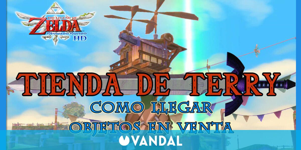 Tienda de Terry en The Legend of Zelda: Skyward Sword HD - Cómo llegar ...