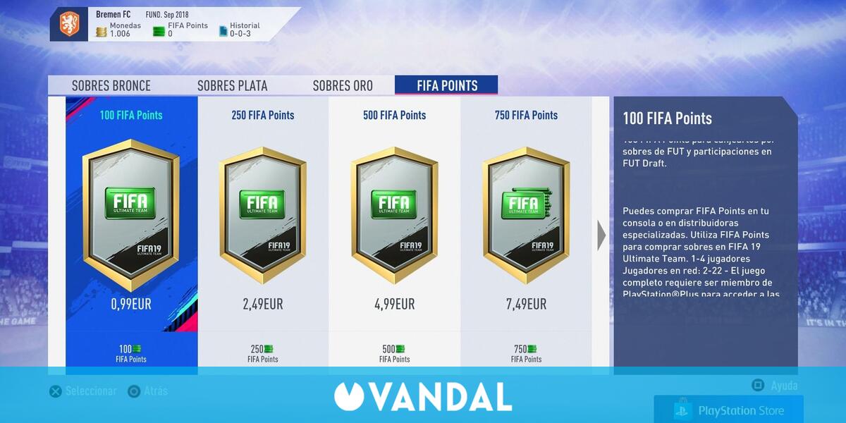 Qué son los FIFA Points y cómo funcionan en FIFA 19