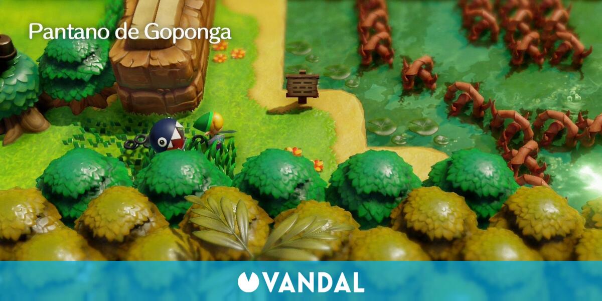 Pantano de Goponga en Zelda: Link's Awakening: secretos y 100%