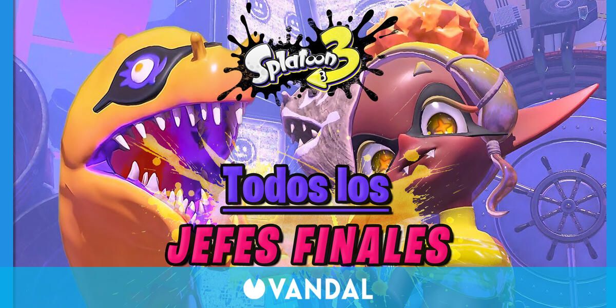 Splatoon 3: Todos los Jefes finales y cómo derrotarlos