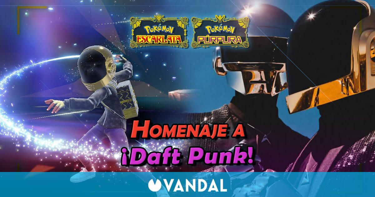 Pokémon Escarlata Y Púrpura Esconden Un Homenaje A Los Cascos De Daft