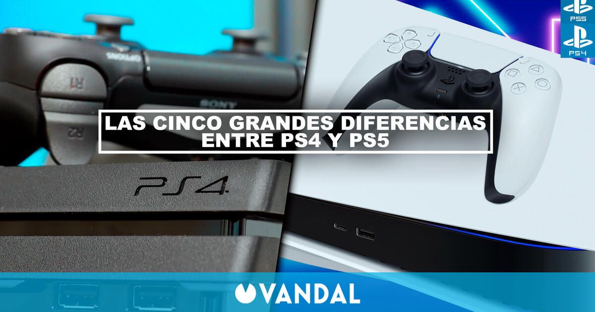 Las cinco grandes diferencias entre PS4 y PS5 - Vandal