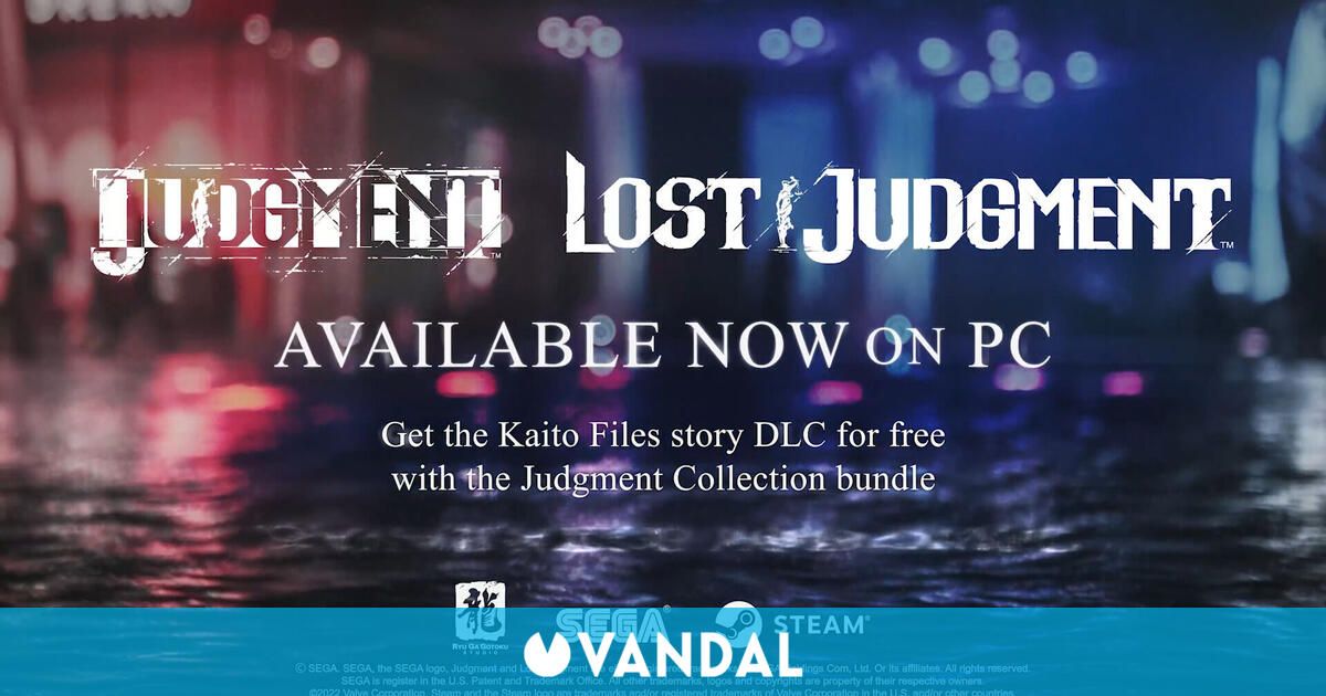 Judgment y Lost Judgment ya están disponibles en PC a través de Steam ...