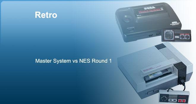 Master System VS Nintendo NES Round One - Retro - Vandal