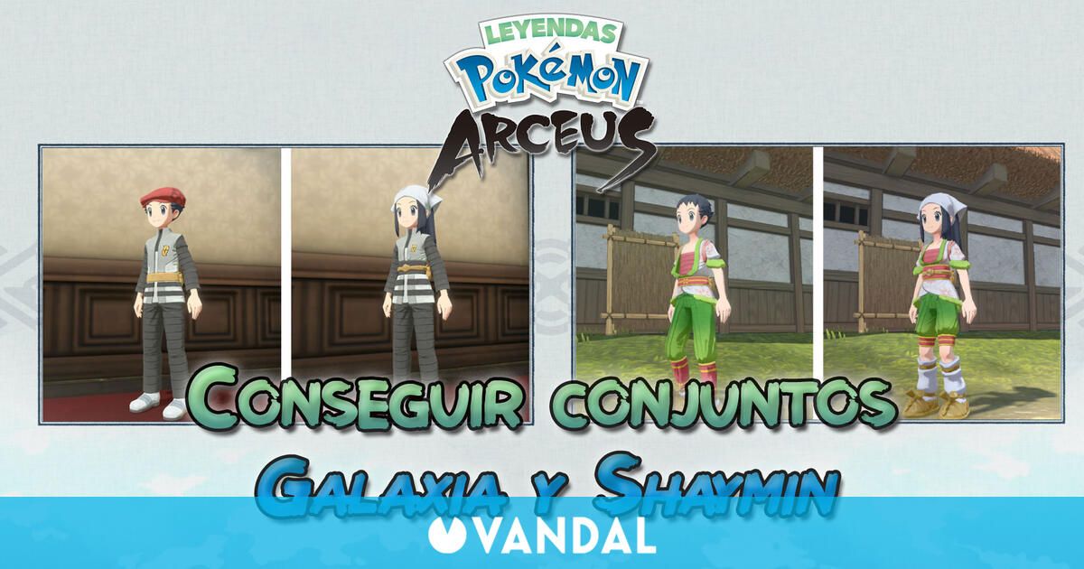 Leyendas Pokémon Arceus: Cómo conseguir conjuntos Galaxia y Llamativo Shaymin