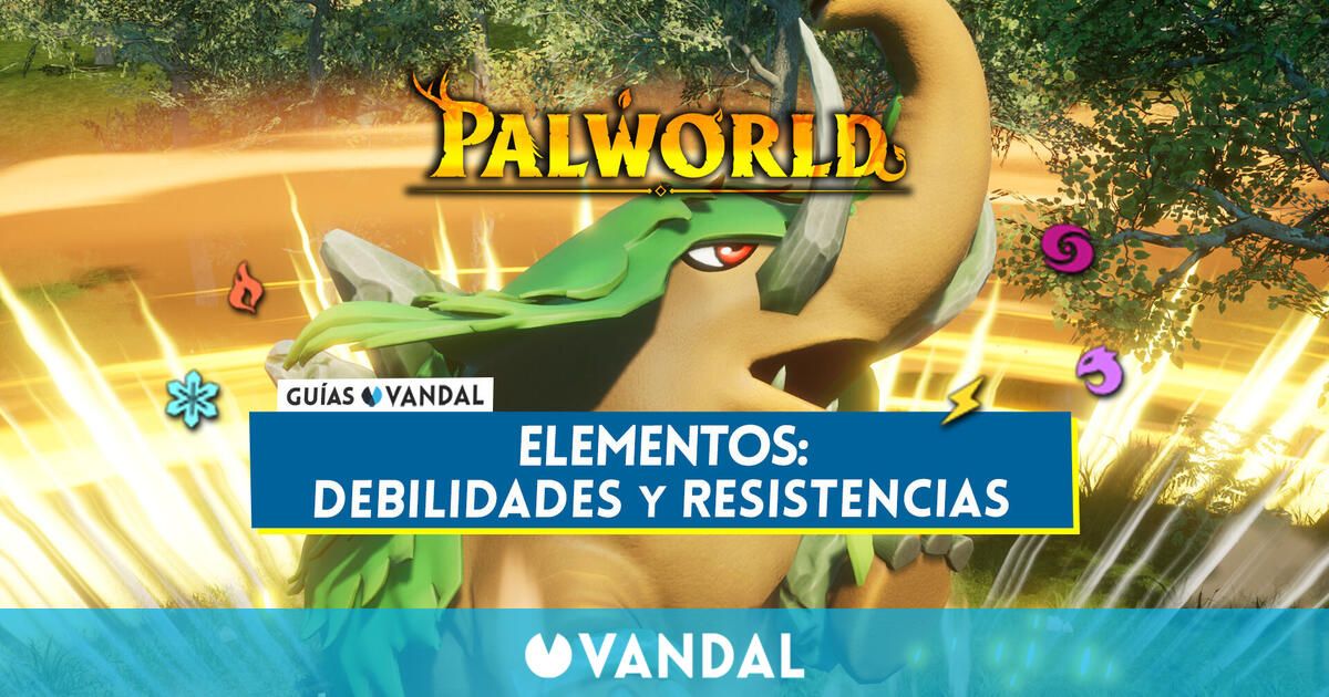 Tabla Elementos Palworld