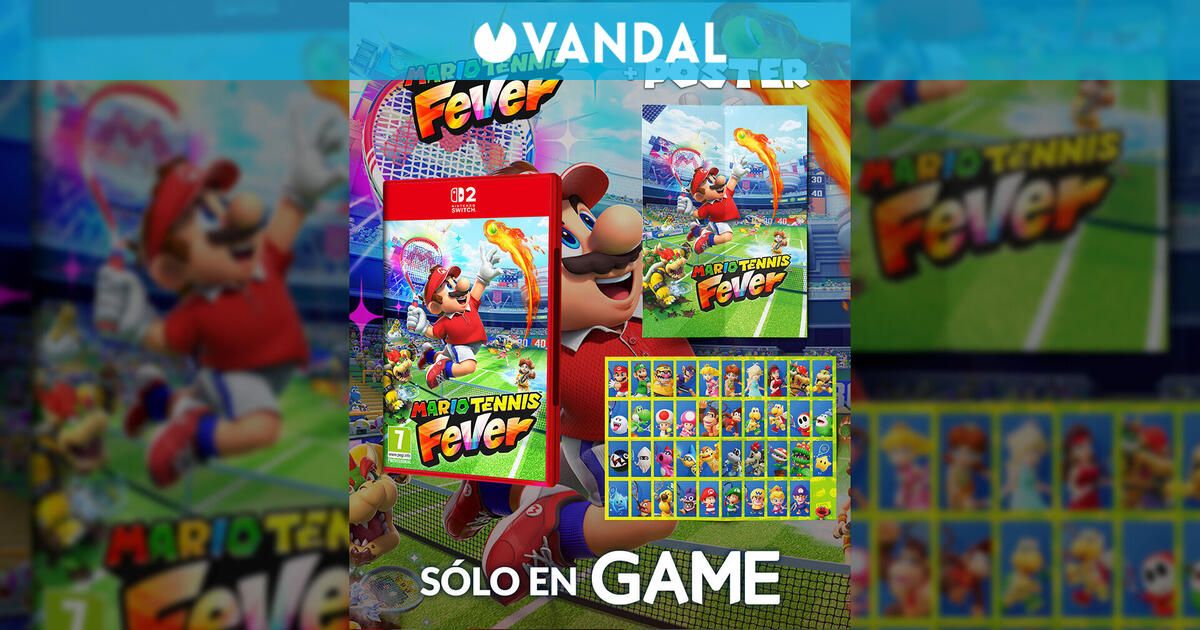 Ya puedes reservar Mario Tennis Fever en GAME, con un póster a doble ...