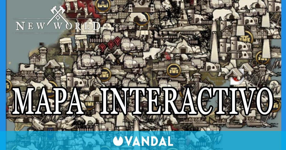 NEW WORLD | Mapa interactivo de recursos, localizaciones, etc.