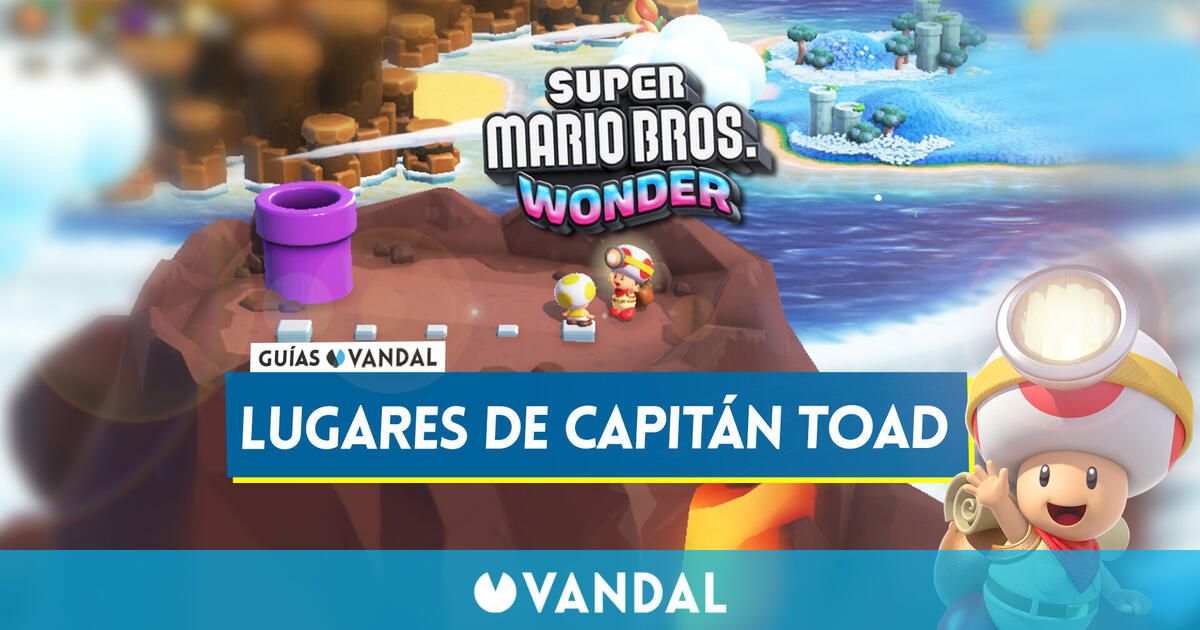 TODOS los lugares ocultos del Capitán Toad en Super Mario Bros. Wonder ...