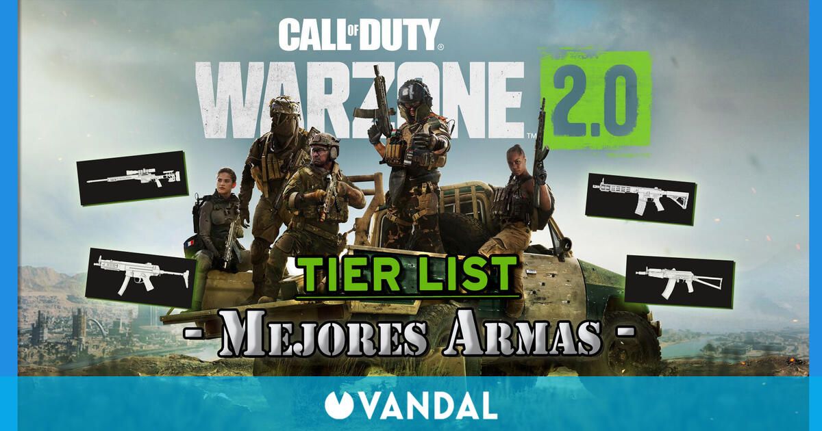 Tier List de CoD Warzone 2.0: Las MEJORES armas por clases y rangos