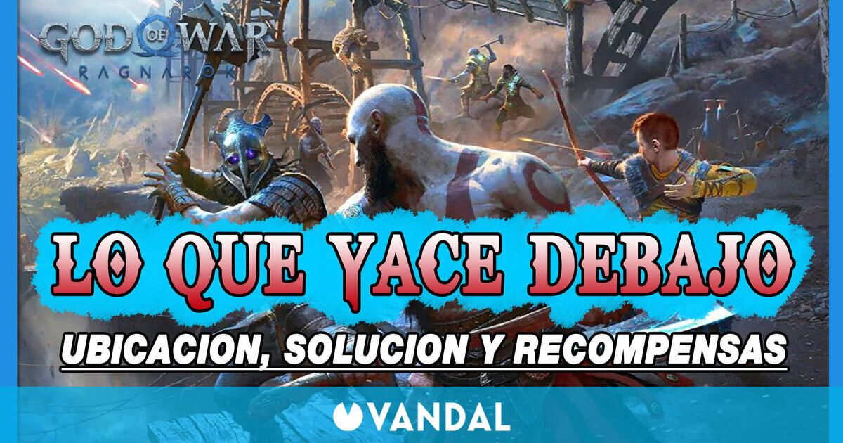 God of War Ragnarok: Lo que yace debajo, ubicación, solución y recompensas