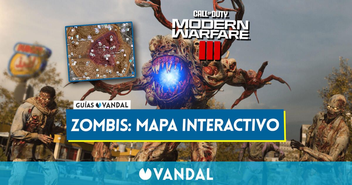 Mapa interactivo de Zombis en CoD Modern Warfare 3 (2023): Armas ...