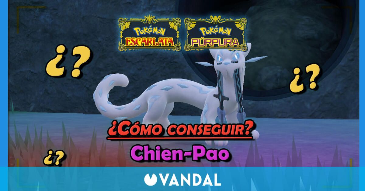 Cómo conseguir al legendario Chien-Pao en Pokémon Escarlata y Púrpura
