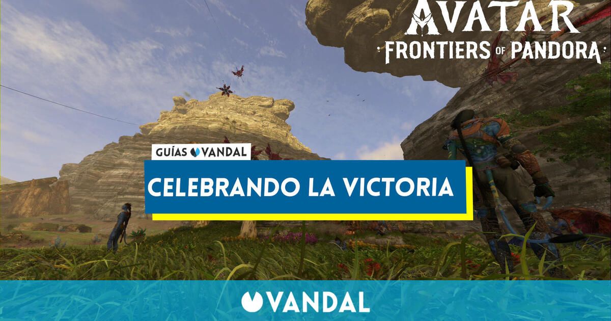Celebrando la victoria al 100% en Avatar: Frontiers of Pandora