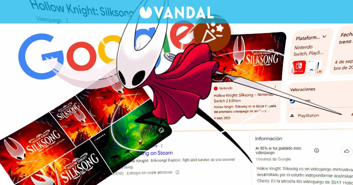 Google esconde un guiño a Silksong y esto es lo que pasa si buscas el ...