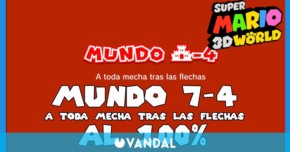 Super Mario 3D World: A toda mecha tras las flechas al 100%