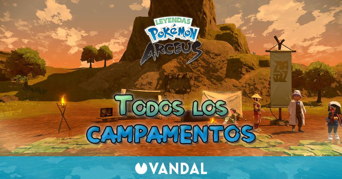 Cómo desbloquear todos los campamentos opcionales de Leyendas Pokémon ...