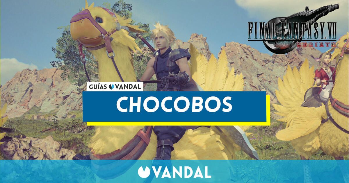 Chocobos en Final Fantasy VII Rebirth: dónde conseguirlos y piezas