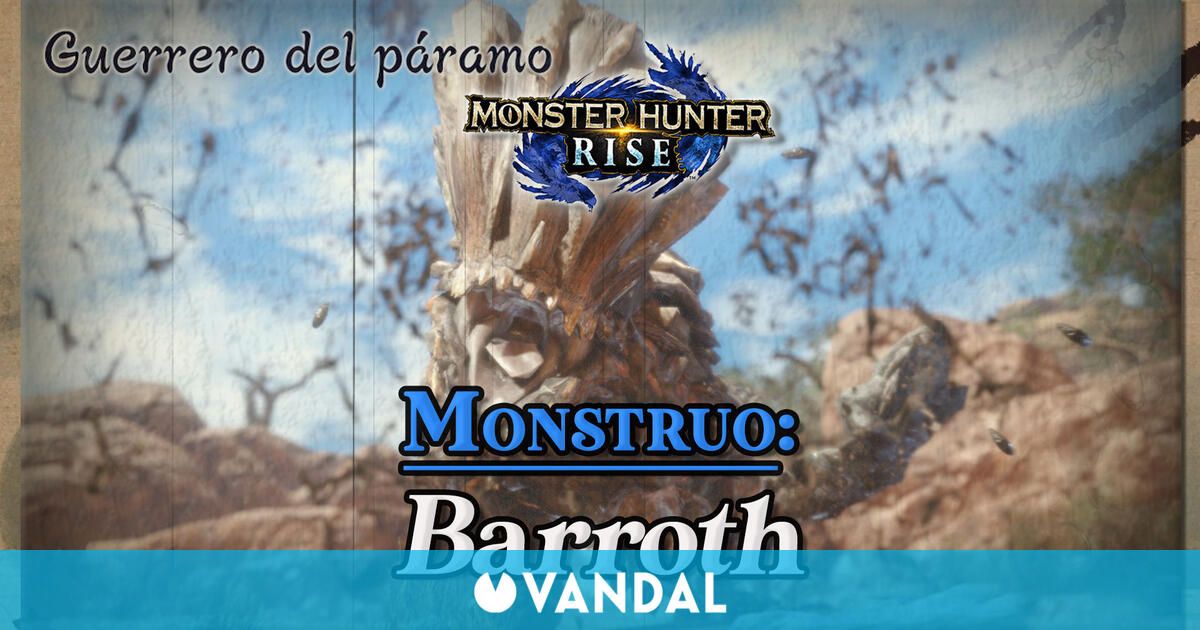 Barroth en Monster Hunter Rise: cómo cazarlo y recompensas
