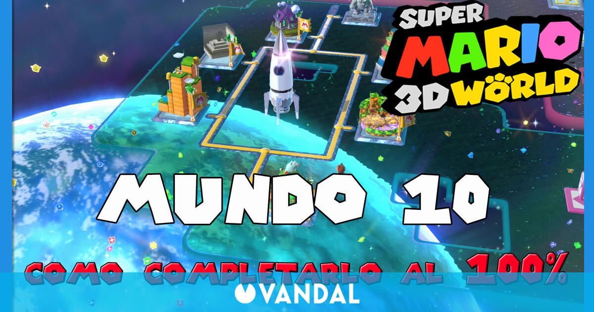 Mundo 10 en Super Mario 3D World al 100%