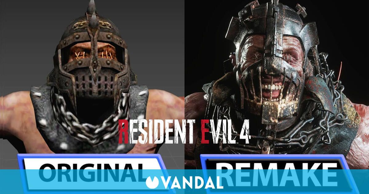 Comparan el diseño de los enemigos de Resident Evil 4 Remake con el ...