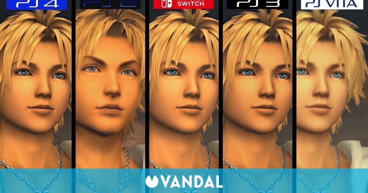 Comparan los gráficos de Final Fantasy X en Switch, PS4, PS Vita y PS2 ...