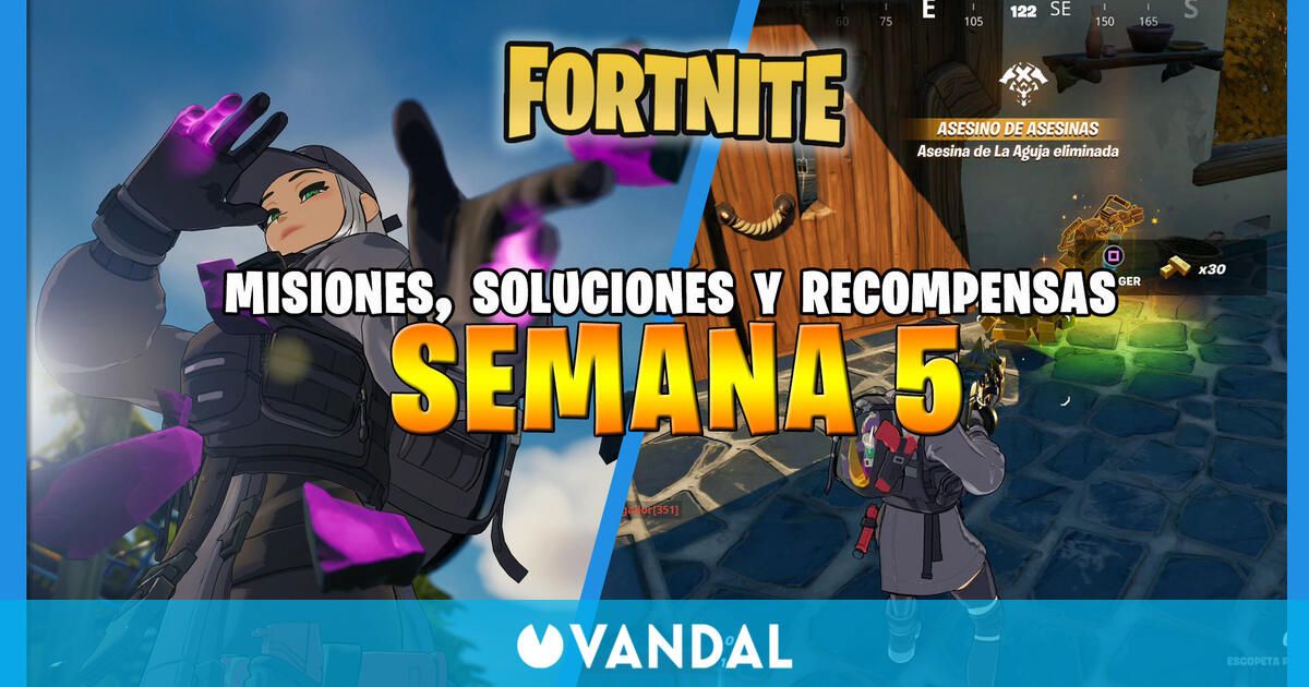 Fortnite T6: misiones y desafíos Semana 5: solución y recompensas