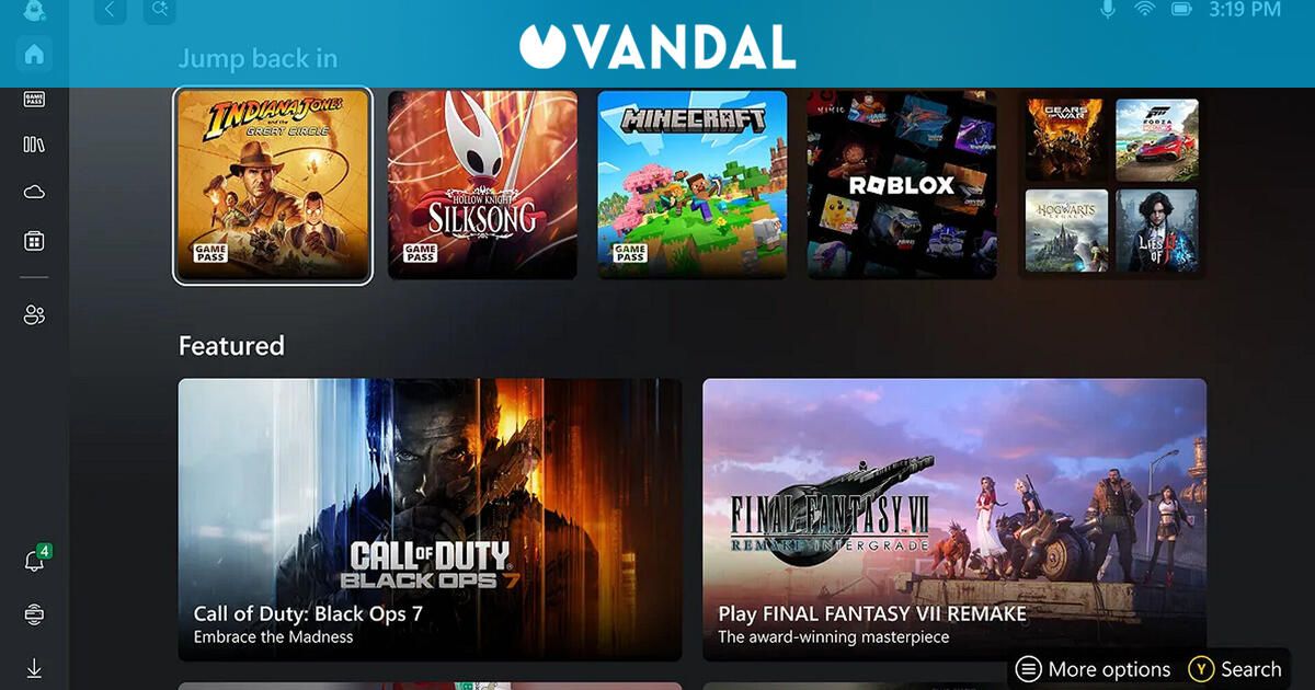 Microsoft prueba el nuevo 'modo Xbox' en Windows 11, una interfaz a ...