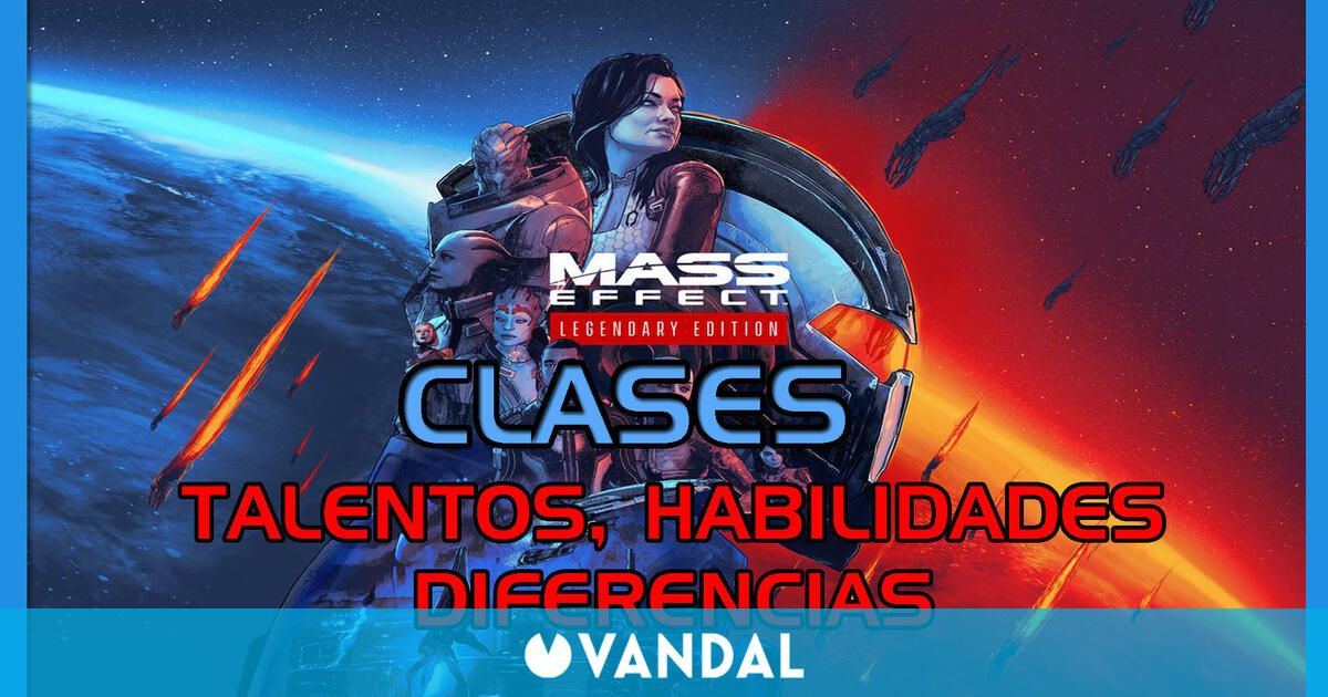 Clases en Mass Effect (1, 2 y 3): habilidades, talentos y diferencias