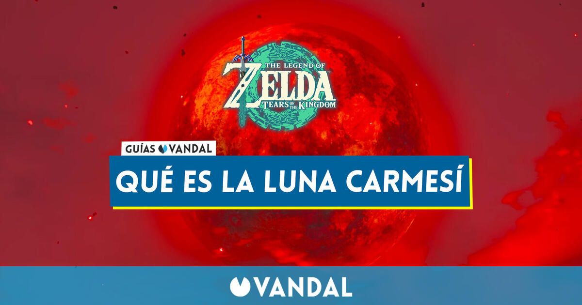 Qué es la Luna Carmesí y qué efectos tiene en Zelda: Tears of the Kingdom