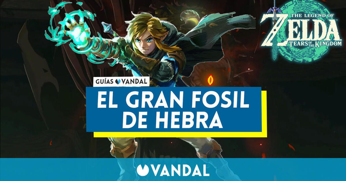 El gran fósil de Hebra en Zelda: Tears of the Kingdom