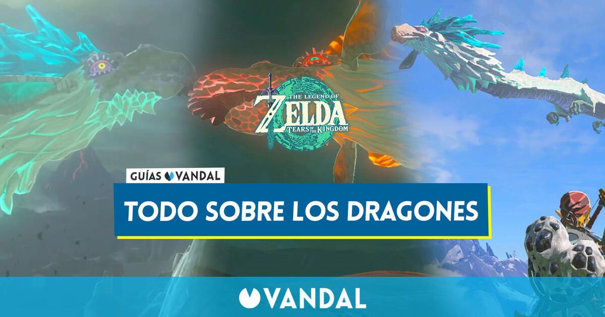 Dragones en Zelda: Tears of the Kingdom - Localización y cómo farmearlos