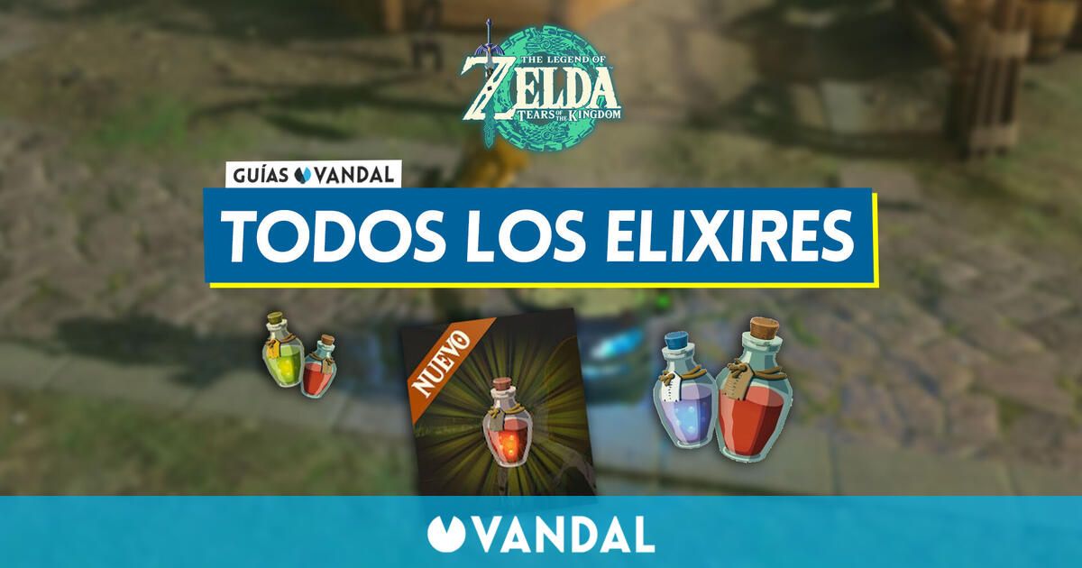 Cómo crear todos los elixires en Zelda: Tears of the Kingdom
