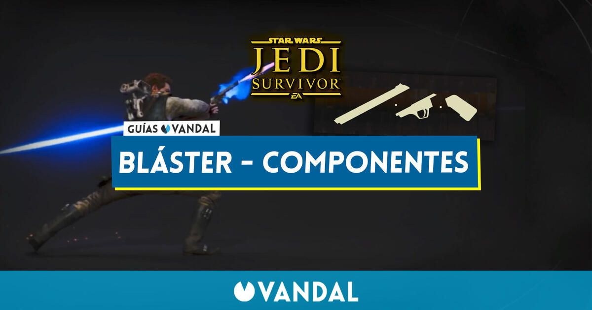 Bláster en Star Wars Jedi Survivor: TODOS los componentes y partes