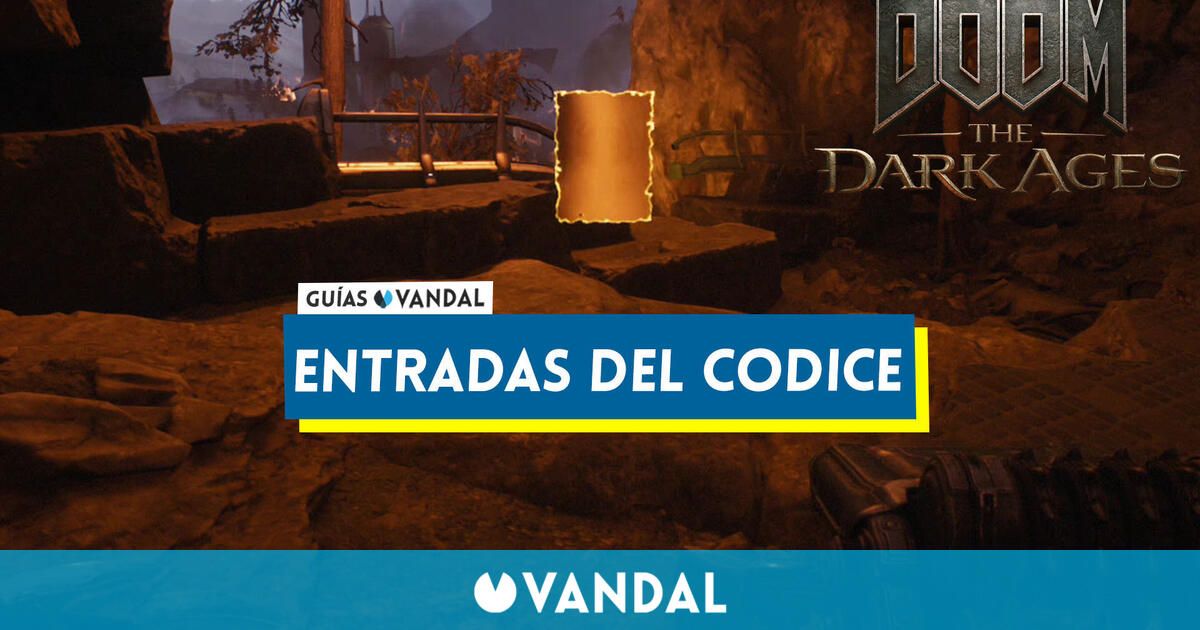 Todas las entradas del códice en DOOM: The Dark Ages