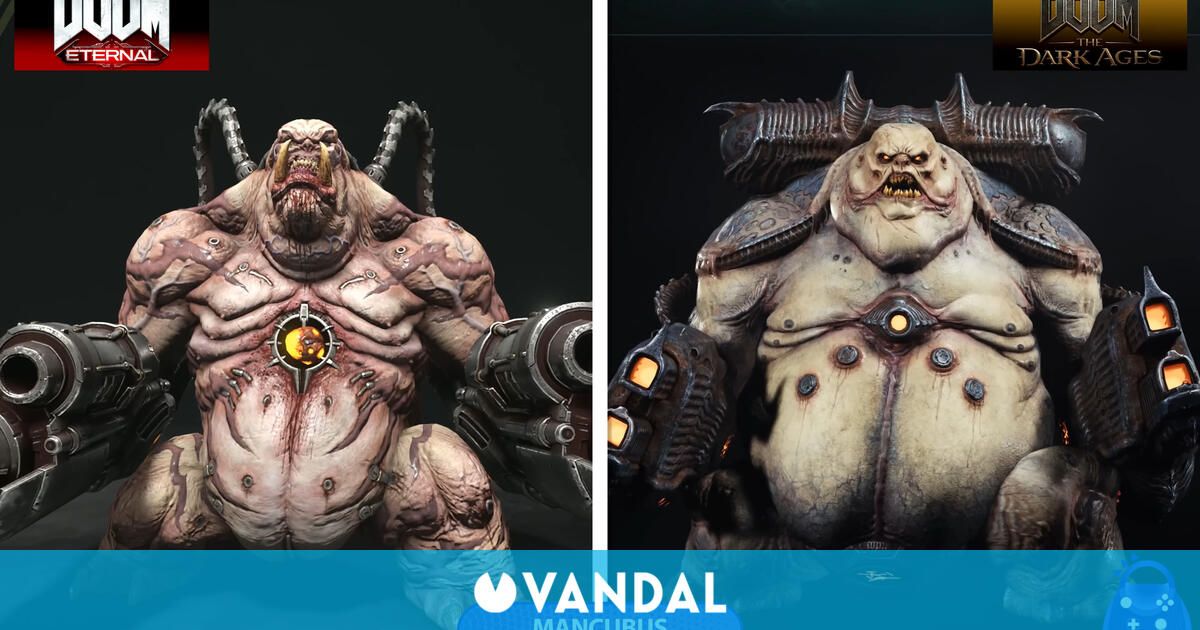 Así ha cambiado el diseño de los enemigos en Doom: The Dark Ages vs ...