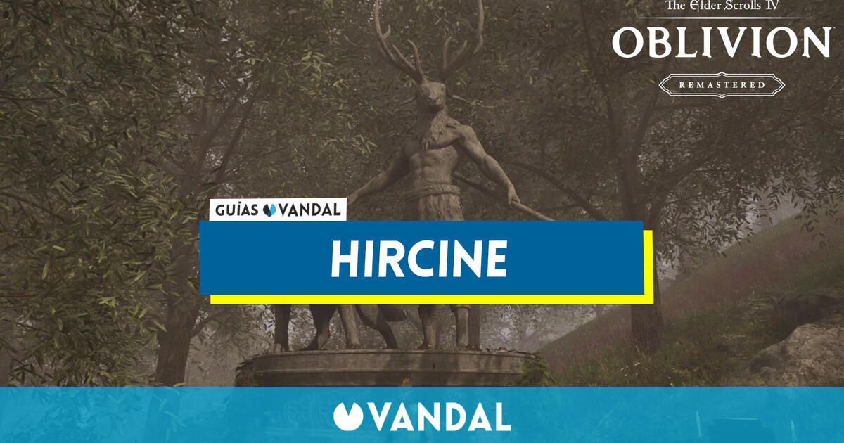 Hircine en Oblivion Remastered: cómo invocarle, misión y recompensa