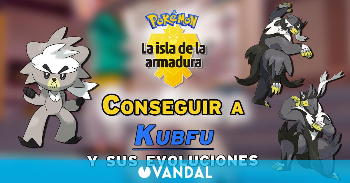 Cómo conseguir a Kubfu y sus dos evoluciones en la Isla de la Armadura