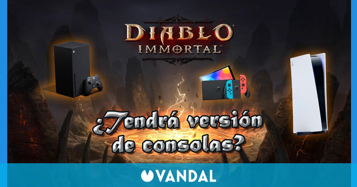 ¿Diablo Immortal saldrá en consolas? (PS5, XSX, Nintendo Switch...)