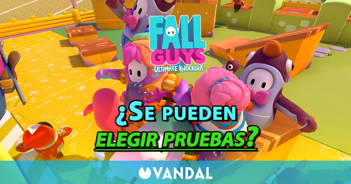Fall Guys: ¿Cómo seleccionar las pruebas que quieres jugar?