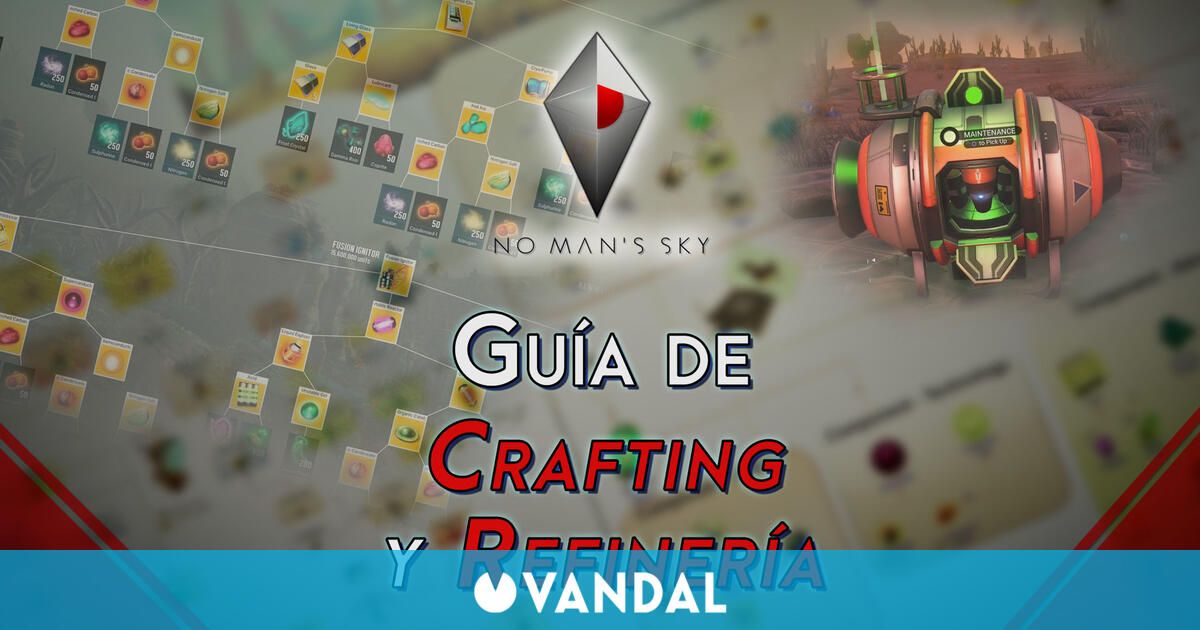 Guía de crafting y refinería de No Man's Sky: Materiales, consejos y ayudas