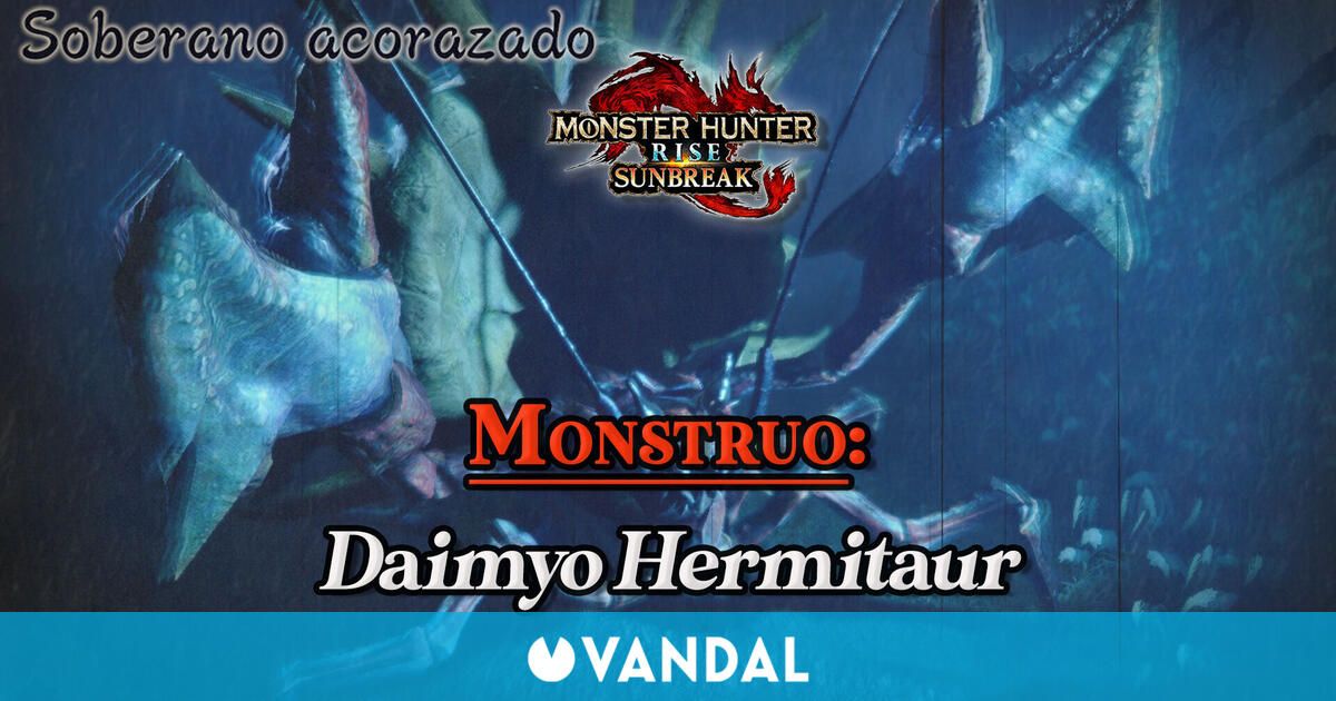 Daimyo Hermitaur en Monster Hunter Rise: Cómo cazarlo y recompensas