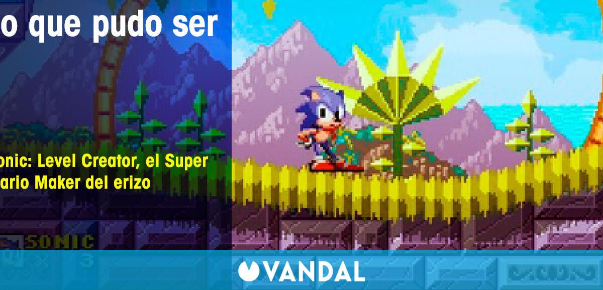 Sonic: Level Creator, el Super Mario Maker del erizo - Lo que pudo ser ...